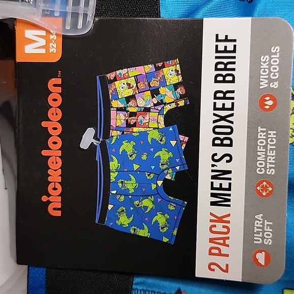 Nickelodeon | Underwear & Socks | Nickelodeon 2 Pack Mens Boxer Briefs ...